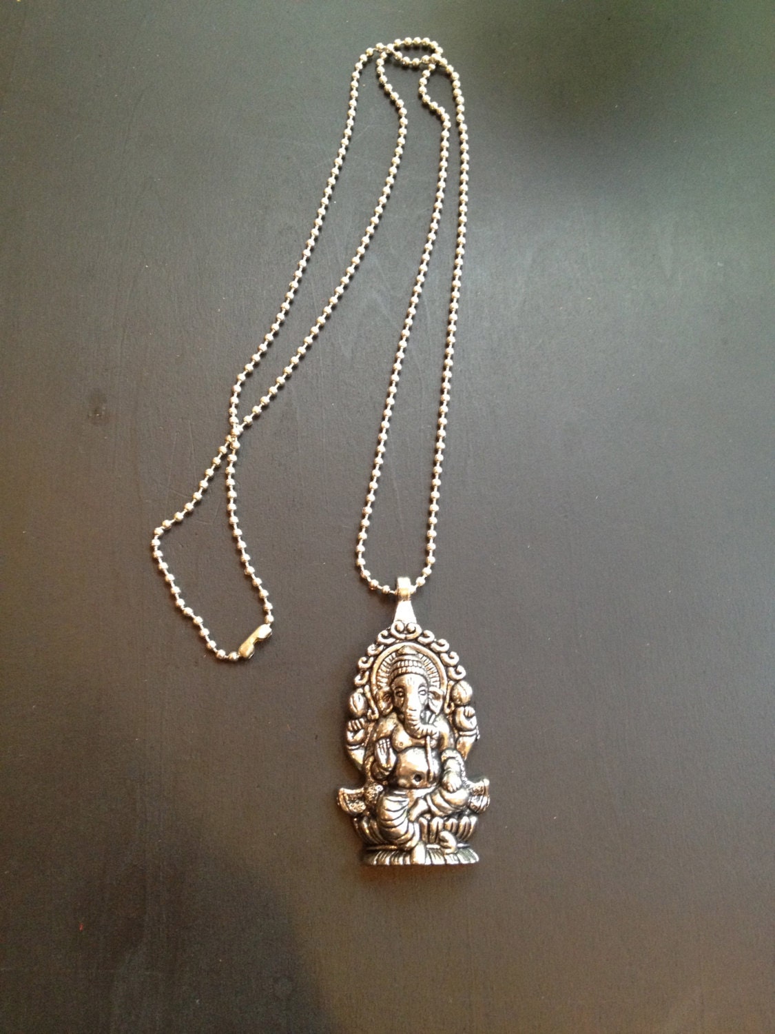 Ganesh Pendant Necklace | Etsy