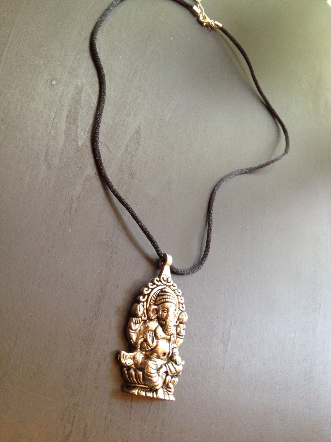 Ganesh Pendant Necklace | Etsy