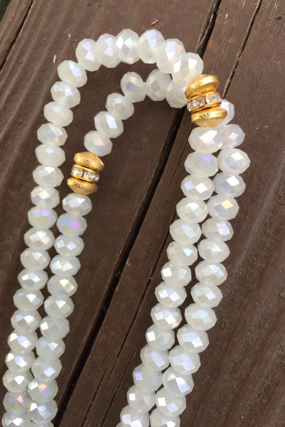 99 Para White Crystal Tasbih - Etsy