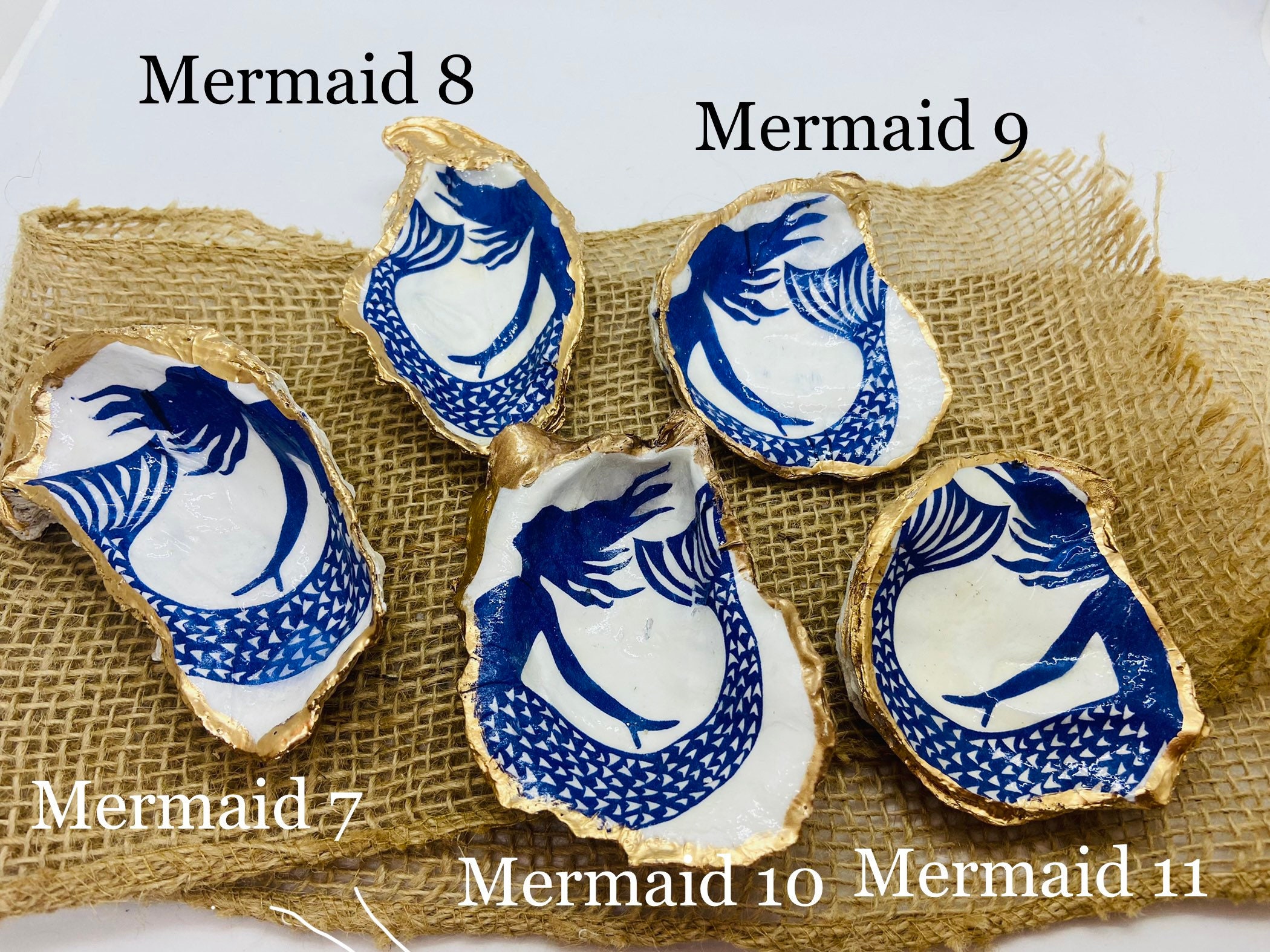 Mermaid Shell Trinket Dish or Coastal Decor | Etsy