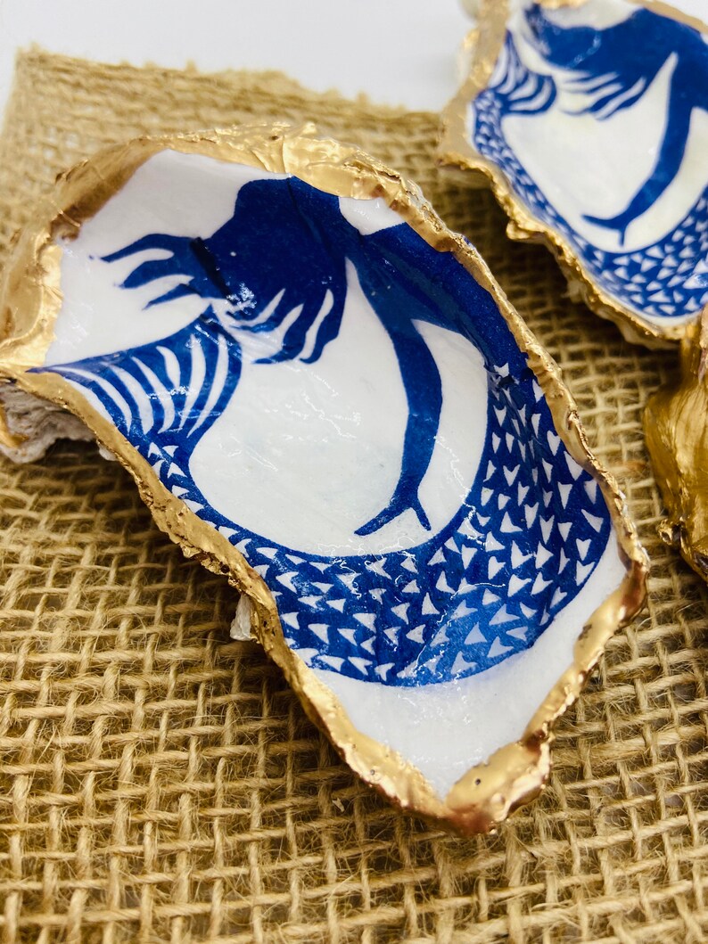 Mermaid Shell Trinket Dish or Coastal Decor | Etsy