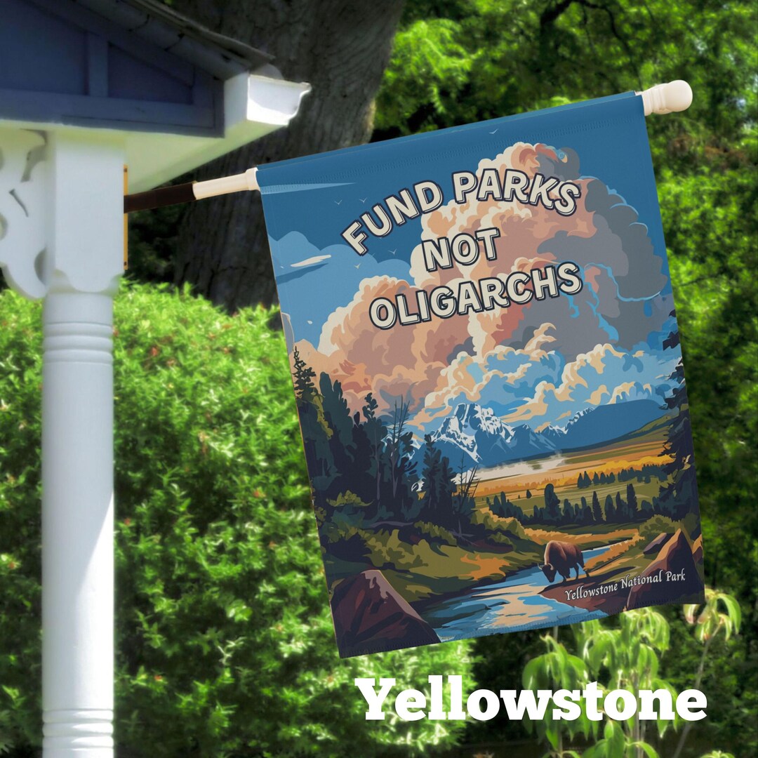 Fund Parks Garden Flag National Parks House Flag Banner Yard Sign ...