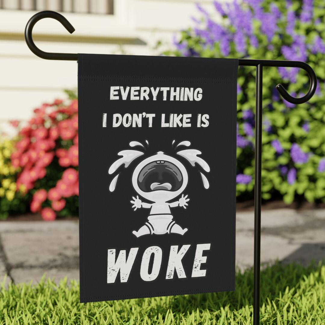 Pro Woke Garden Flag House Flag Banner Civil Rights Vote Blue Pro ...