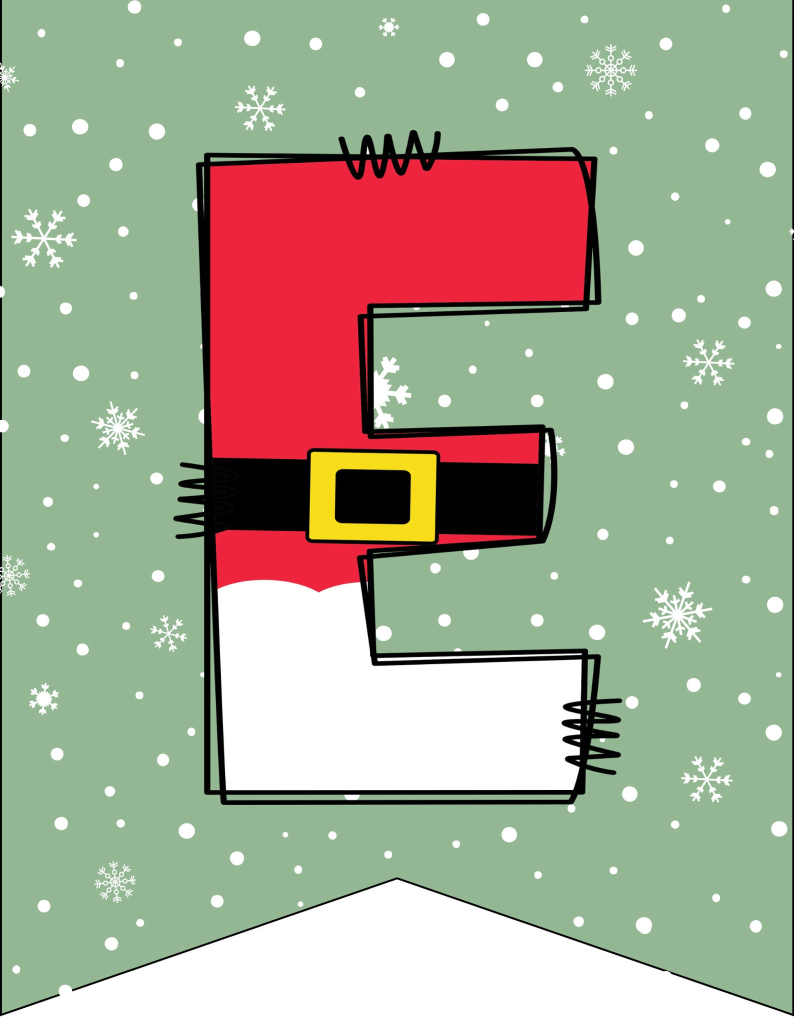 Printable Christmas Banner, Merry Christmas Party Decorations for the ...