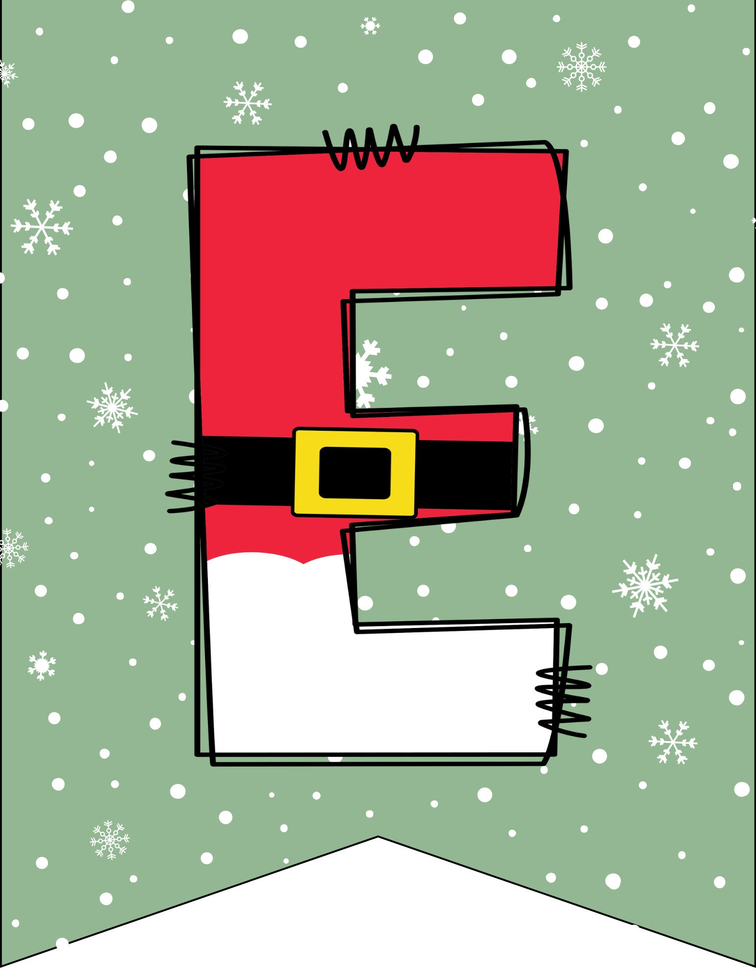 Printable Christmas Banner, Merry Christmas Party Decorations for the ...
