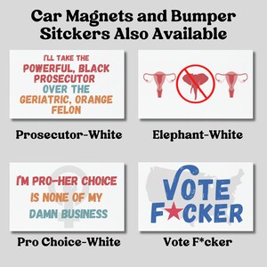 Kamala Harris Bumper Stickers or Car Magnet Harris Walz '24 Election ...