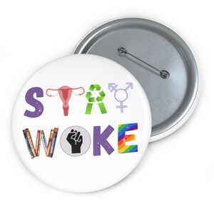 Kamala Harris 2024 Election Button Packs Stay Woke Voting Matters ...