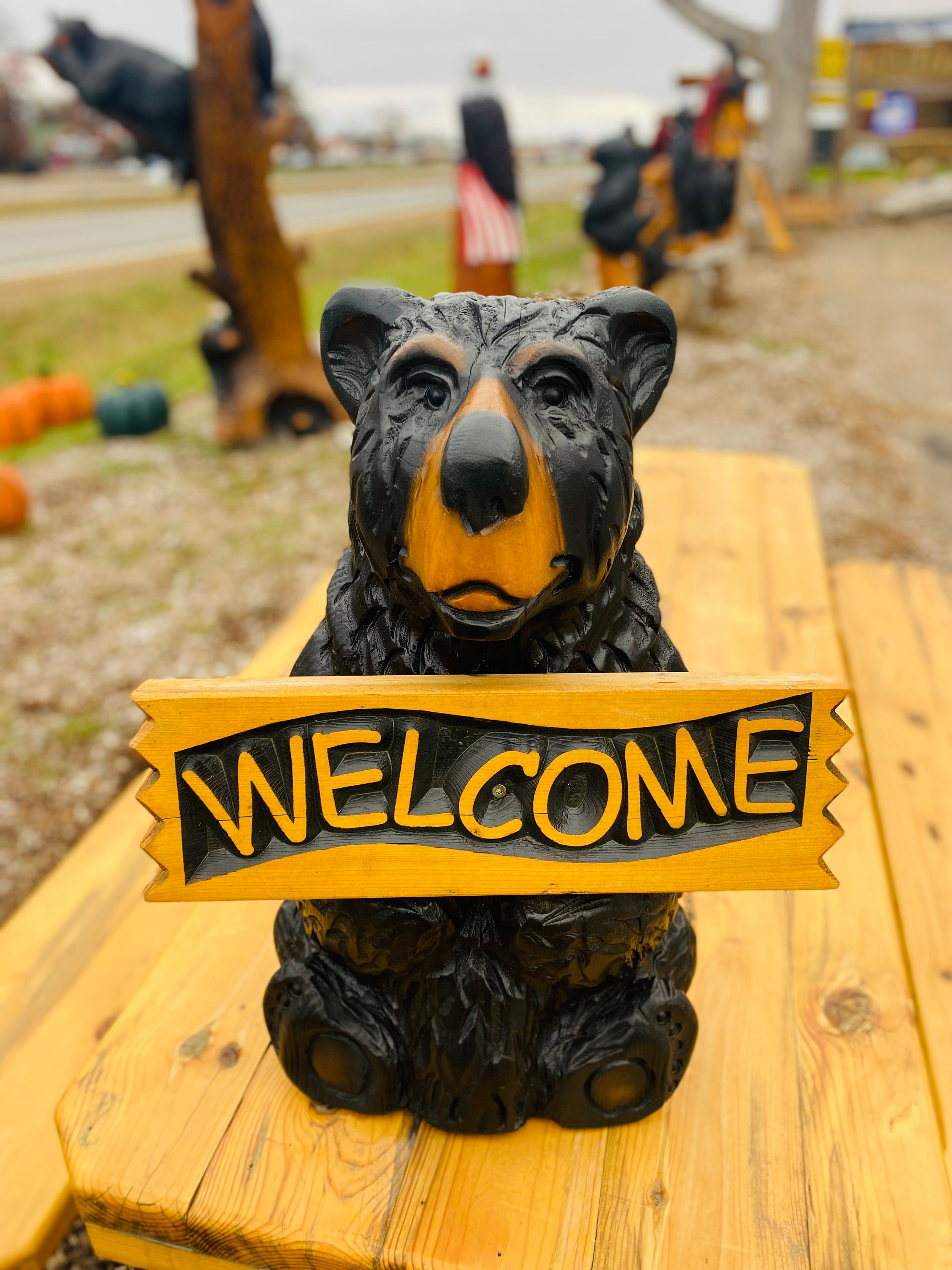 Sitting Welcome Bear 2' - Etsy