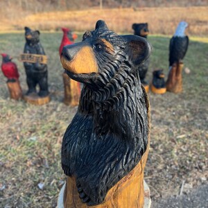 Large Cub in Stump style 1 - Etsy