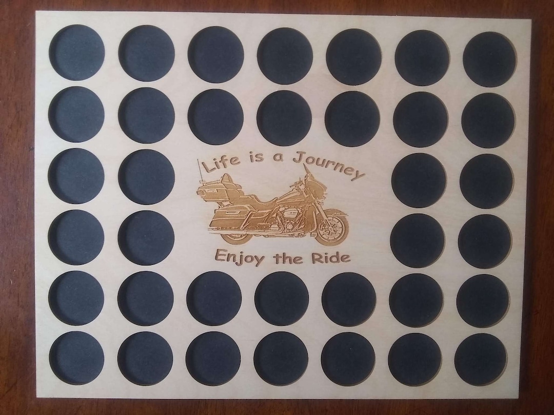 Custom Poker Chip Frame Display DISCOUNTED Two Inserts and Black ...
