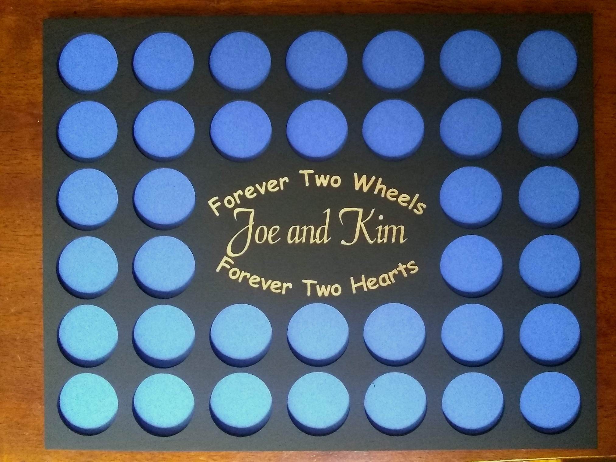 Personalized Engraved Poker Chip Display Frame Insert - Etsy