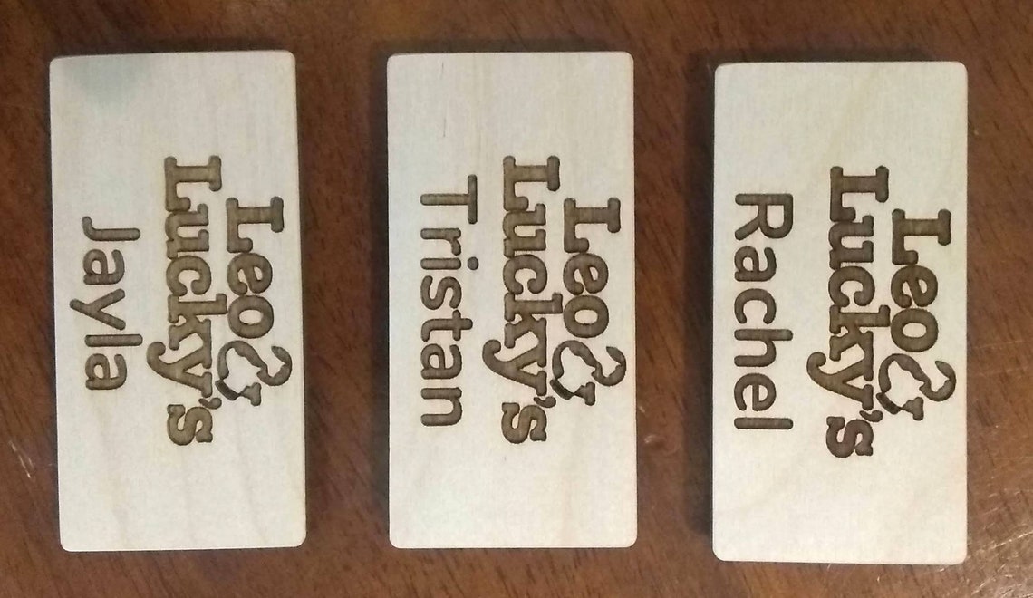Magnetic Name Badges Laser-engraved Personalized Custom Name | Etsy
