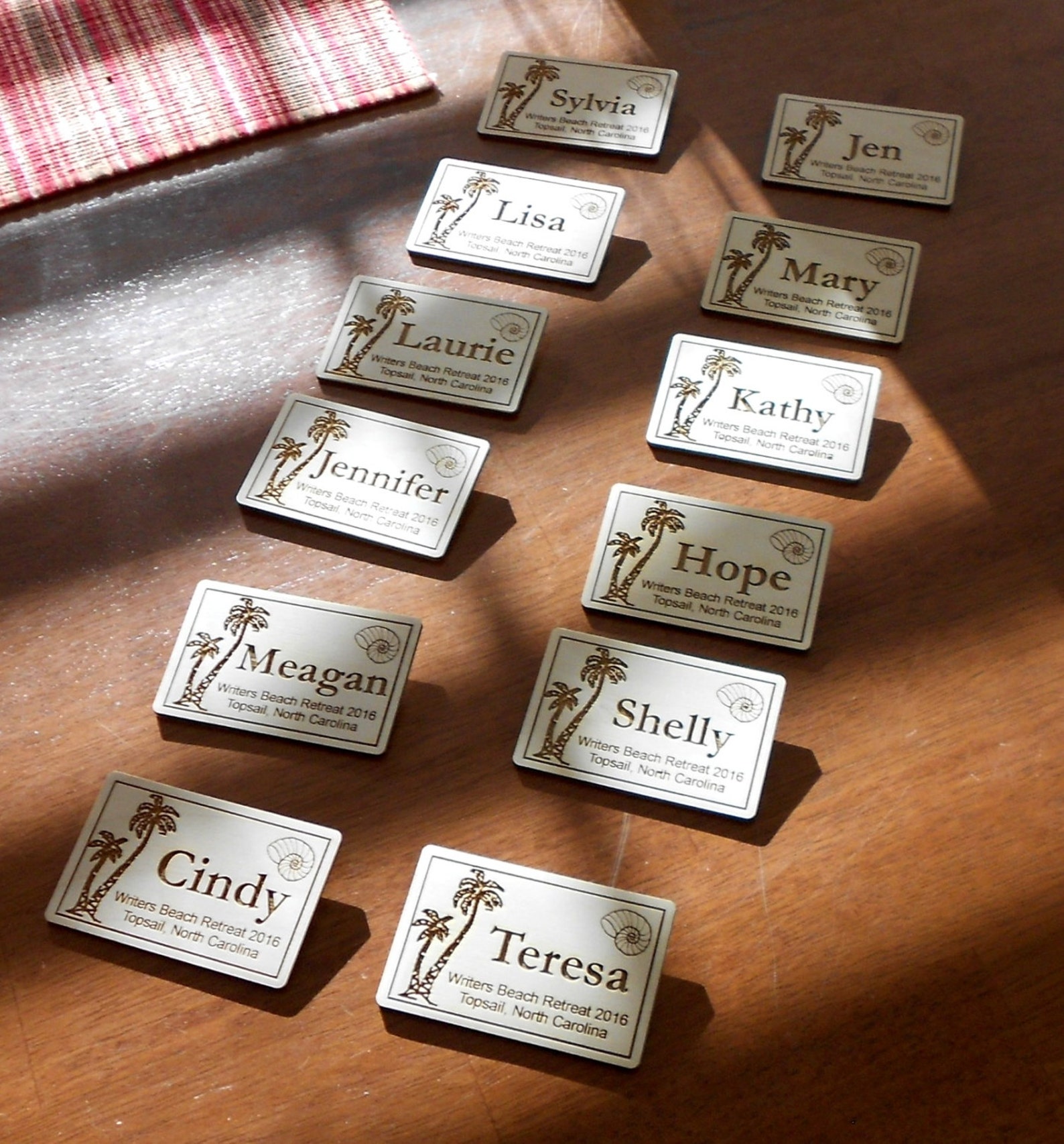 Custom Name Tags Laser-engraved Personalized Name Badges - Etsy