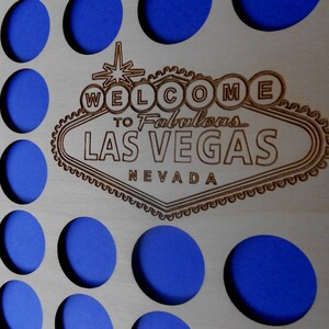 Vegas Casino Chip Display Frame Insert Poker Player Gift Laser-engraved ...