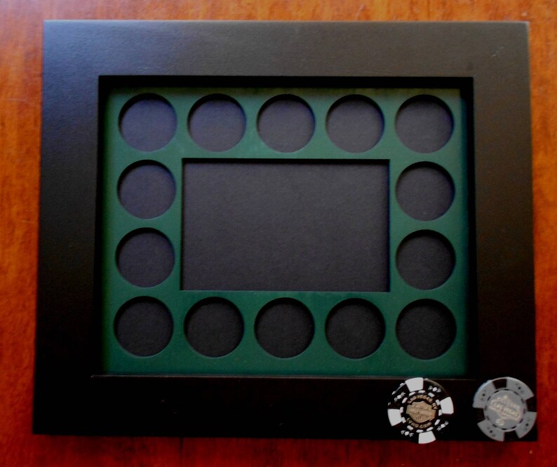 Custom Chip Display Frame For 14 casino or Harley-Davidson | Etsy