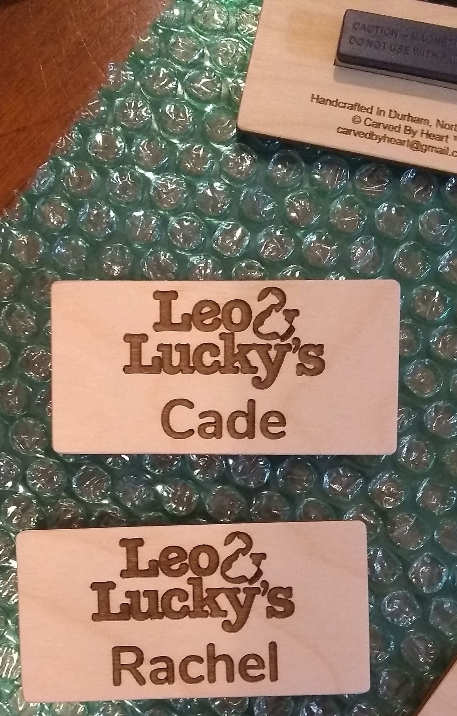 Magnetic Name Badges Laser-engraved Personalized Custom Name | Etsy