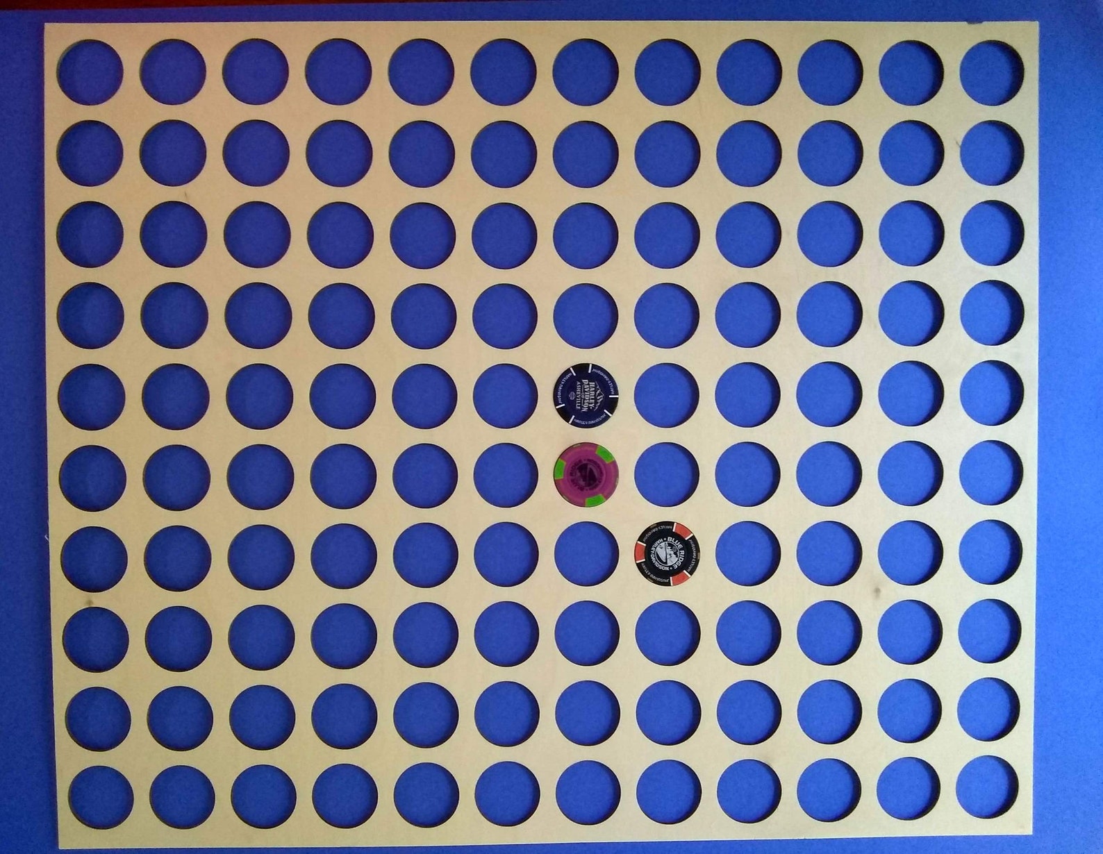 Custom Poker Chip Display Frame Insert for 120 Chips - Etsy