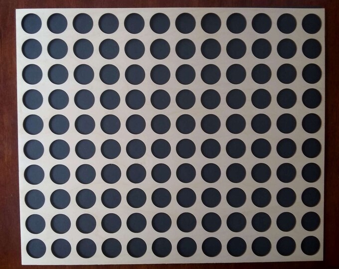 Custom Poker Chip Display Frame Insert 20x24 Laser-engraved Insert ...