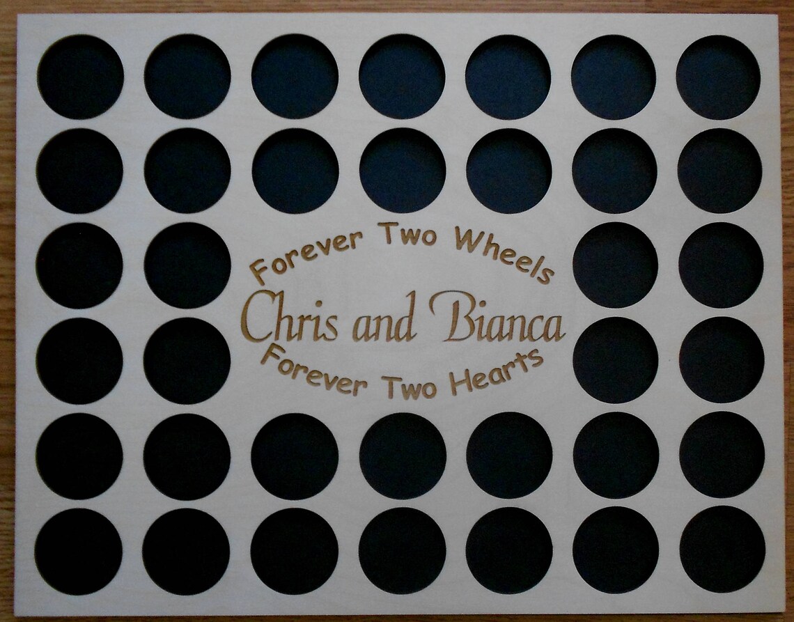 Personalized Engraved Poker Chip Display Frame Insert - Etsy