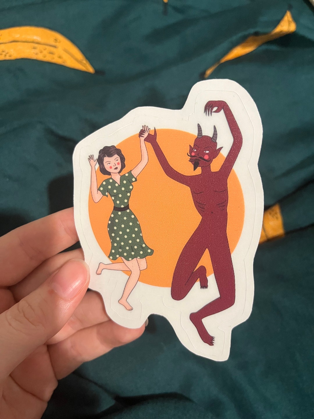 Dance With the Devil Sticker - Etsy