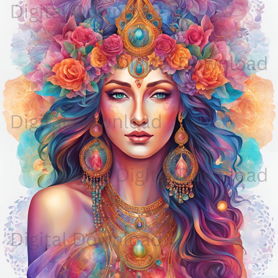 Digital Download - Divine Goddess Bundle 4 Images for Personal and ...