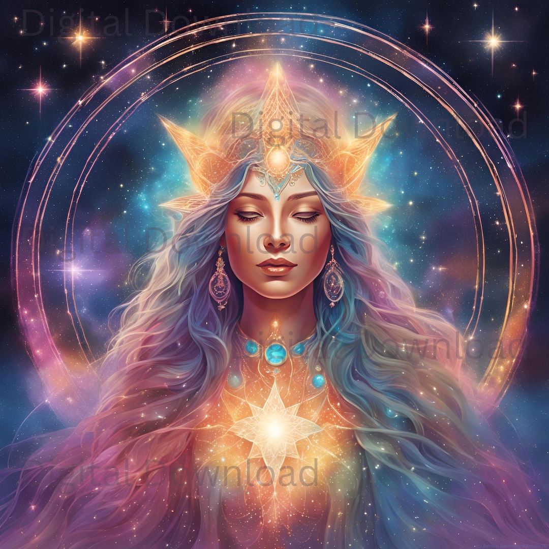 Digital Download - Divine Pleiadian Goddess Bundle 4 Images for ...