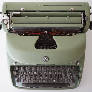 Beautiful Rare GREEN 1955 Alpina SK24 Typewriter - Working - Design ...