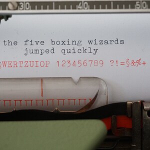 Beautiful Rare GREEN 1955 Alpina SK24 Typewriter - Working - Design ...