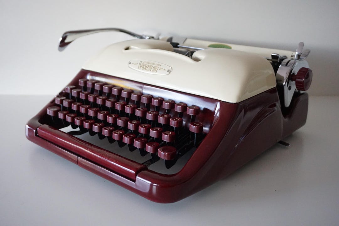 Vintage Rare 1959 Twotone Burgundy & Cream VOSS (the World's Finest ...