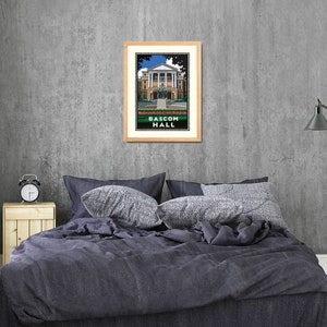 Landmark WI | University of Wisconsin Madison Badgers Bascom Hall Art ...