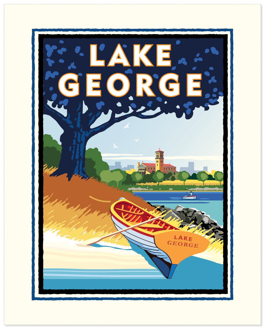 Landmark MN | Lake George Art Print - Etsy