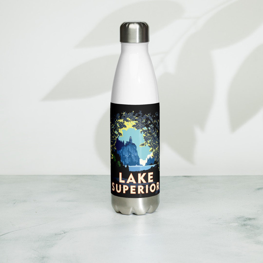 Landmark MN | Lake Superior Stainless Steel Water Bottle - Etsy