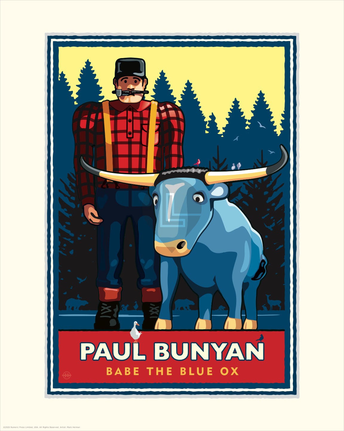 Paul Bunyan And Babe The Blue Ox Redwoods