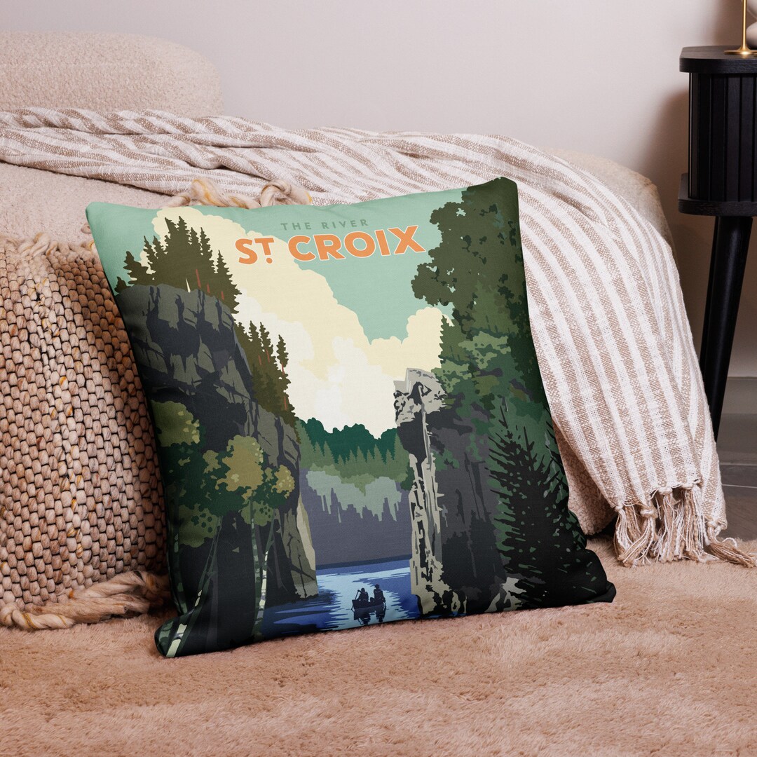 St Croix the River All Over Printed Pillow Cover - Etsy