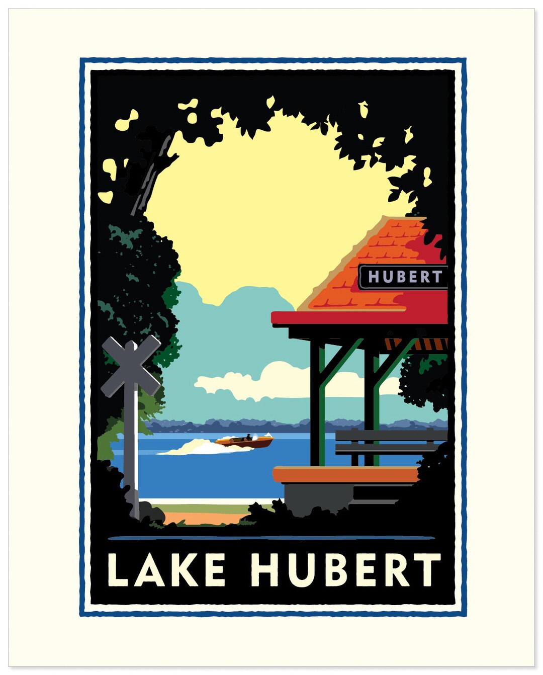 Landmark MN | Lake Hubert - Etsy
