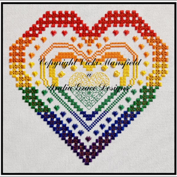 Hardanger Heart - Etsy