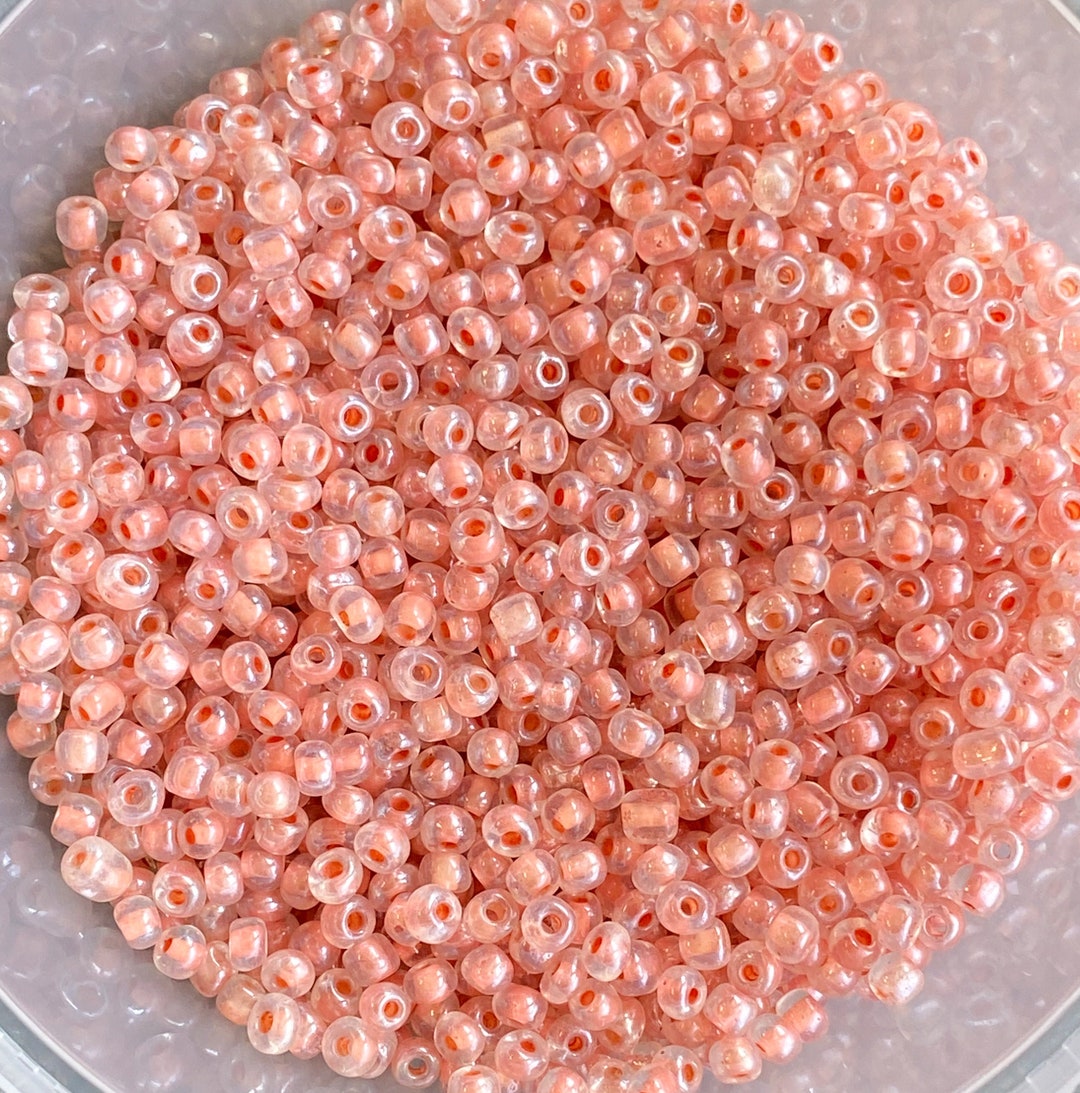 6/0 Translucent W/ Rose Inlay - Etsy