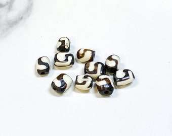 Beads Indonesian Batik Bone Square Beads 22mm - Etsy