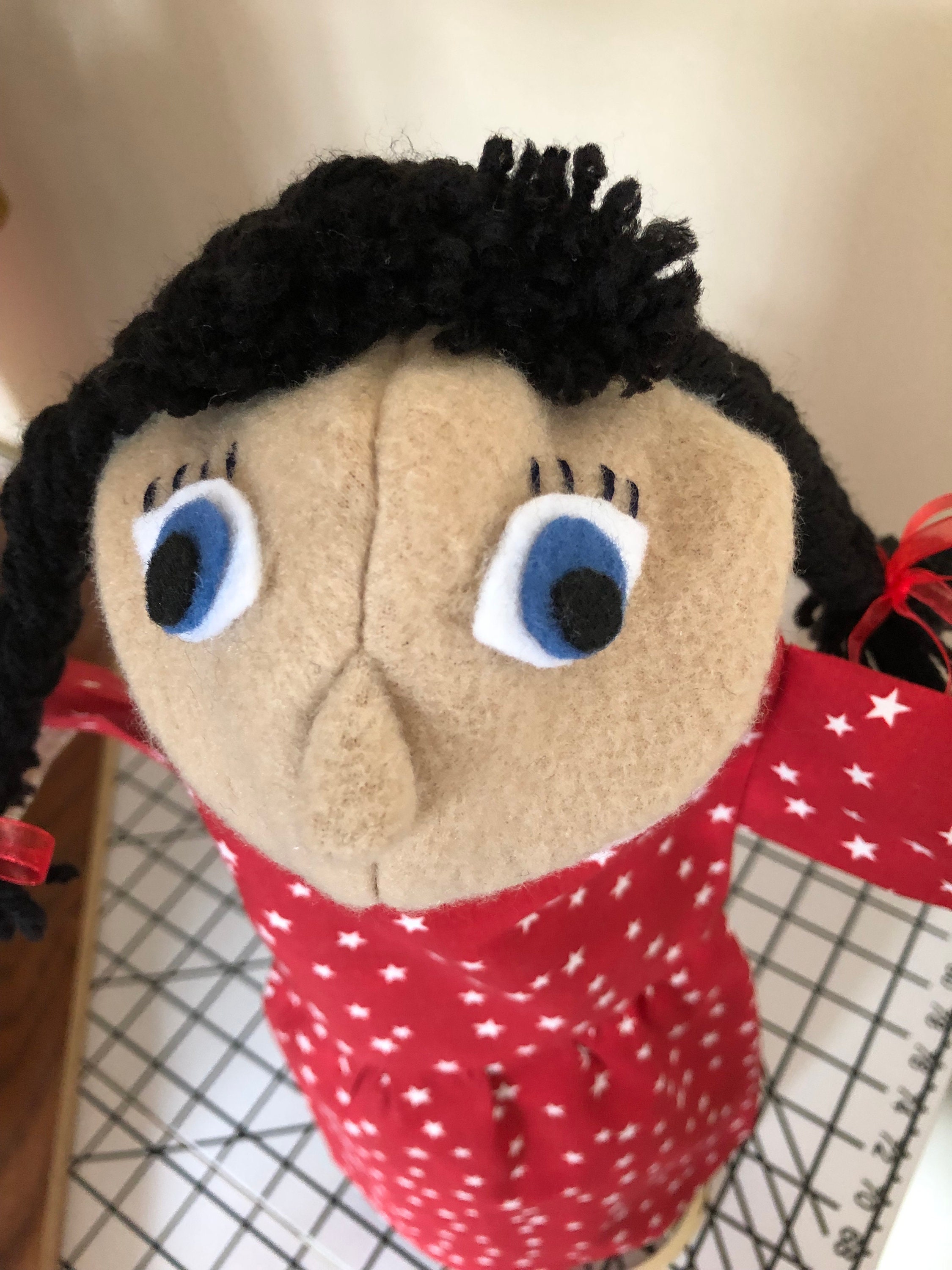 Hand Puppet Girl - Etsy