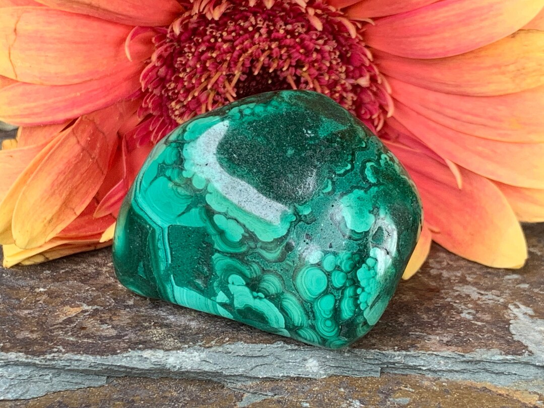 1 Piece Freeform Malachite,tumbled Stone,green,healing Stone,protection ...
