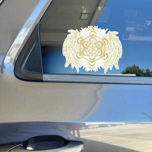 Archangel Metatron Vinyl Sticker Geometry Shape Waterproof Decal - Etsy