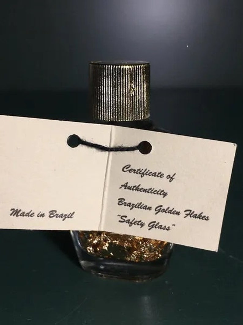 Authentic Gold / Silver Flakes, Authentic Gold Certificate, Gold Bottle ...
