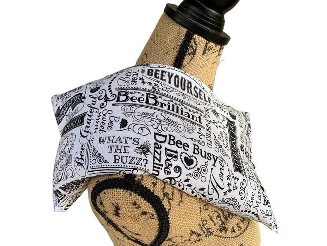 Bee Words Hot Cold Pack, Herbal Pack, Heat Wrap, Organic, Flax Seed ...