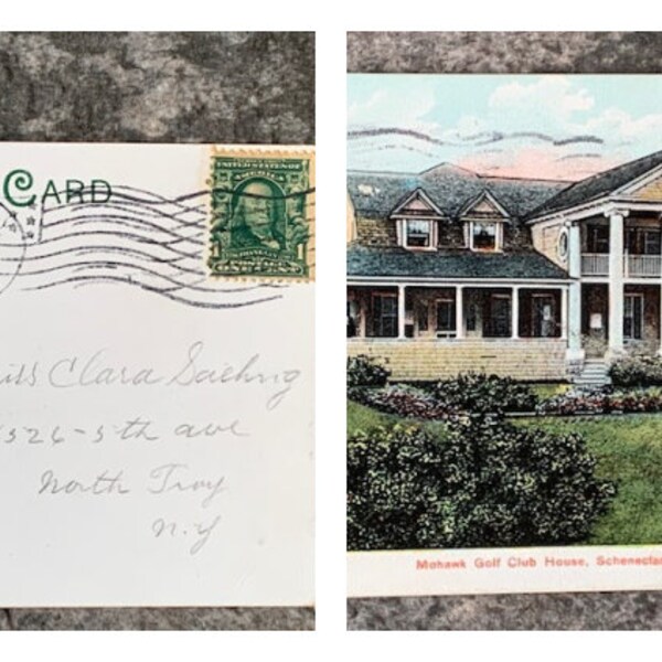 Rare Postcard With Benjamin Franklin Stamp - Etsy