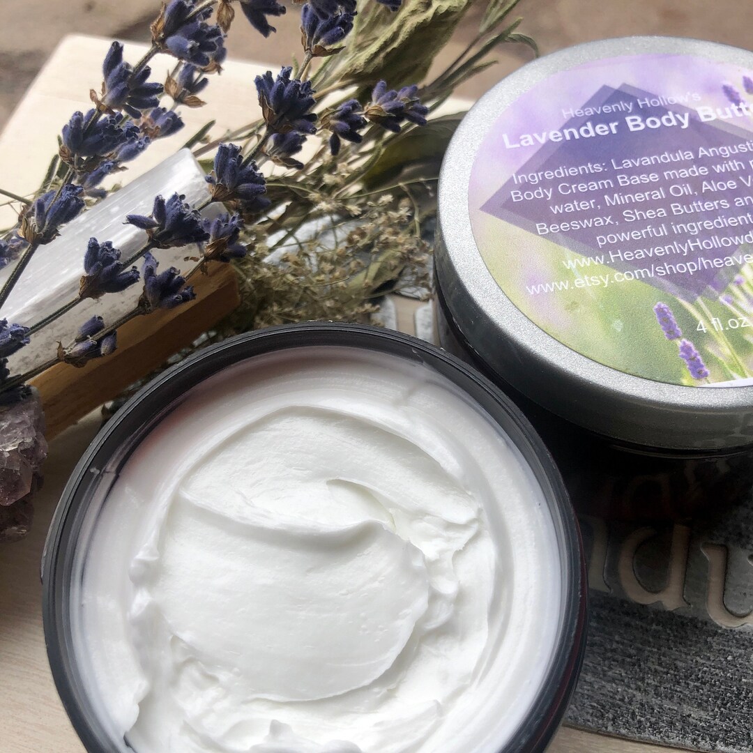 Luscious Lavender,body Butter,4 Oz,organic Body Butter,moisturizing ...