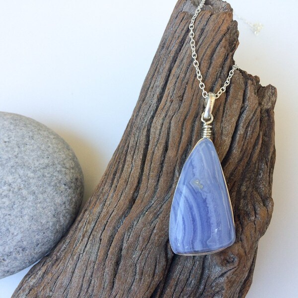 Blue Stone Pendant - Etsy