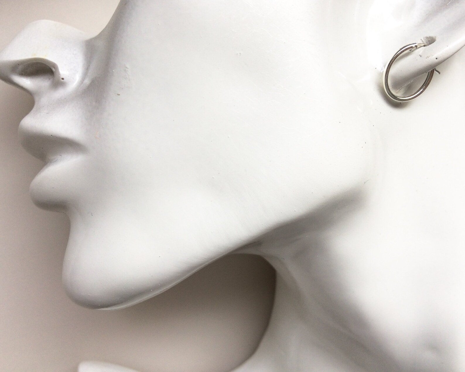 Sterling silver hoops Tiny silver hoop earrings Small size | Etsy