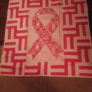Breast Cancer Awareness Quilt - Etsy