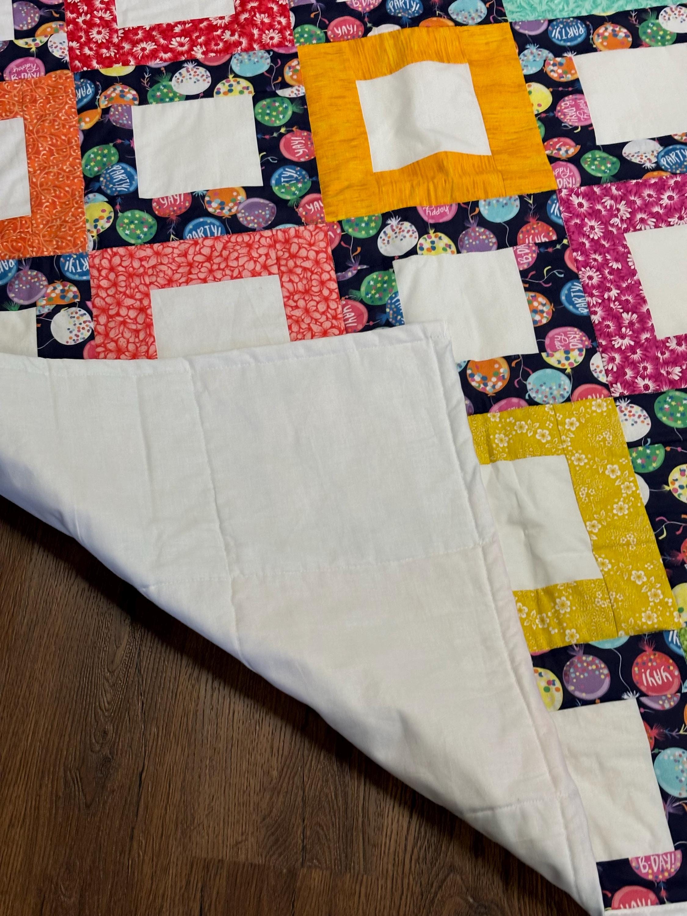 Happy Birthday Quilt - Etsy