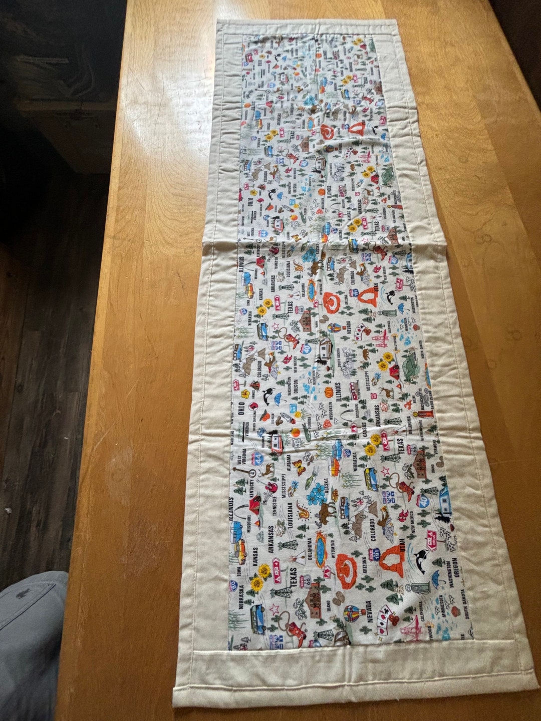 Road Trip Table Runner - Etsy